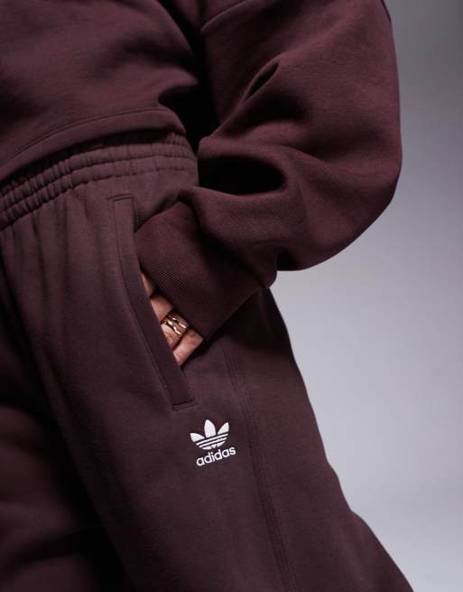 adidas Originals essential trackies in brown | ASOS