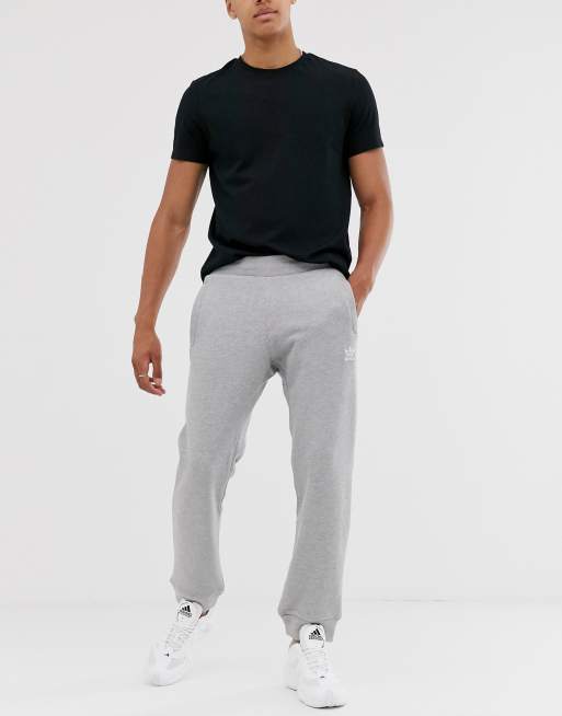 Adidas Originals Essentials Joggers Con Logo Grigi Asos