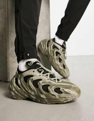 adidas Originals FOM Quake sneakers in khaki marble and black | ASOS