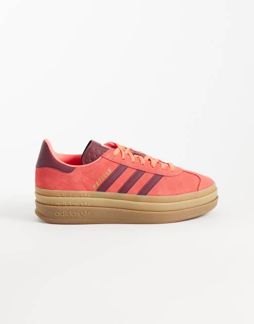 adidas Originals - Gazelle Bold - Baskets - Rose et bordeaux | ASOS