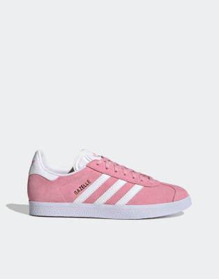 adidas Originals - Gazelle - Sneakers bianche e rosa | ASOS