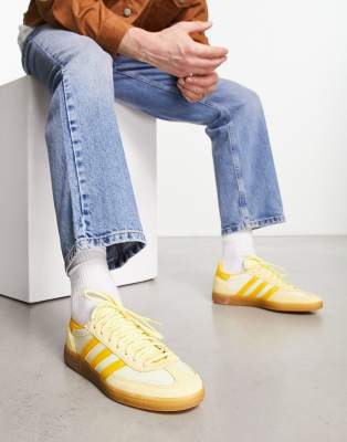 adidas Originals Handball Spezial trainers in almost yellow | ASOS