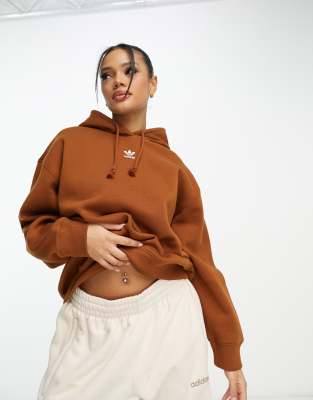 adidas Originals hoodie in brown | ASOS