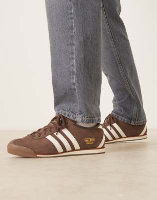 adidas Originals – Italia – Bruna, naturvita sneakers i 70-talsstil | ASOS