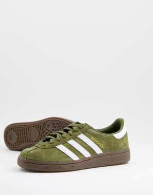 adidas Originals - Munchen - Sneakers verdi con suola in gomma | ASOS