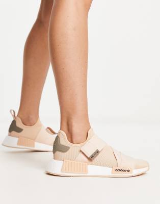 Adidas Originals Nmd R1 Strap Sneakers In Beige-neutral | ModeSens