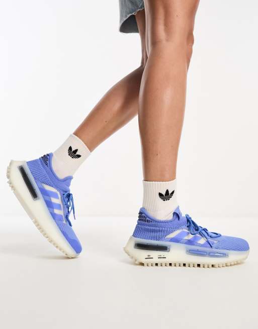 adidas Originals NMD_S1 in triple blue | ASOS