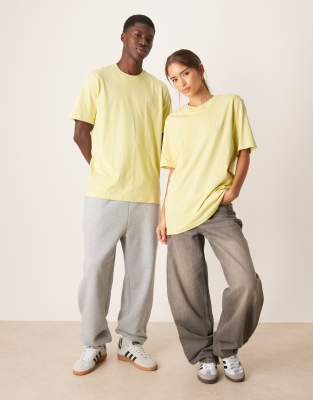 adidas Originals oversized t-shirt in powder yellow | ASOS