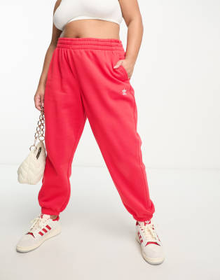 adidas Originals Plus sweatpants in red | ASOS