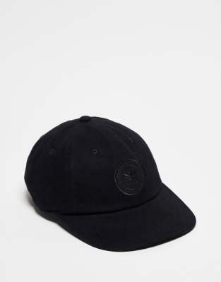 adidas Originals Relaxed Resort Strapback cap in tonal black | ASOS