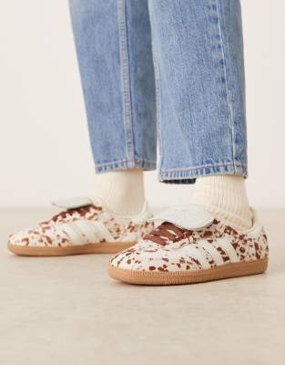 adidas Originals Samba LT sneakers in cow print | ASOS