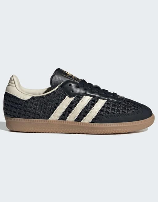 adidas Originals Samba og shoes in core black / cream white | ASOS
