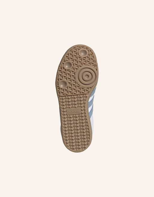 adidas Originals Samba OG shoes in white and ash | ASOS