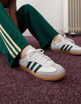 adidas Originals - Samba OG - Sneakers bianche e verdi | ASOS