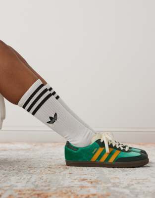 adidas Originals Samba OG sneakers in green and yellow | ASOS
