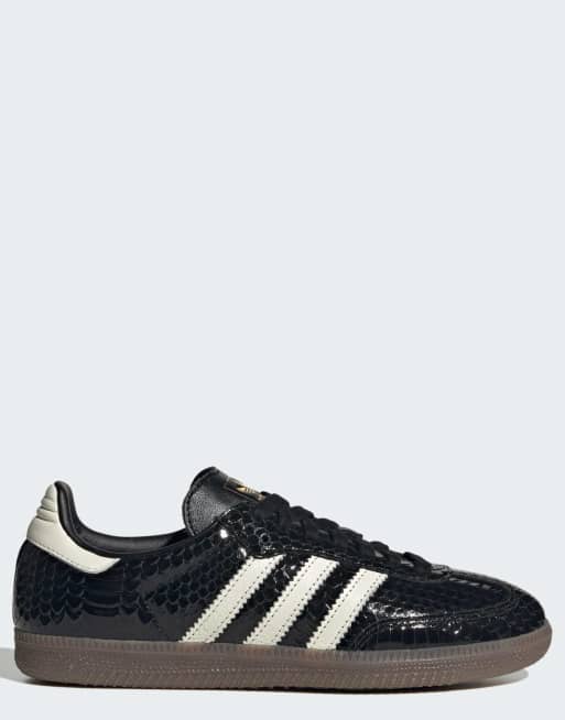 adidas Originals Samba sneakers in black croc print | ASOS