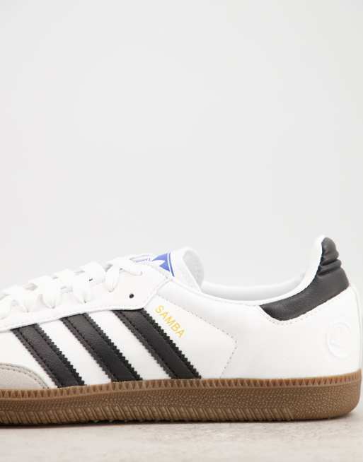 Adidas Samba Trainers White/red/gum Sole | canoeracing.org.uk