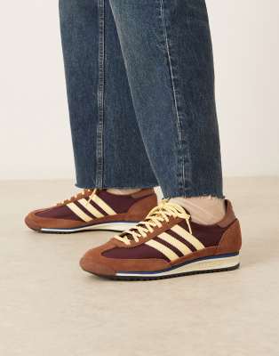 adidas Originals SL 72 OG sneakers in brown and yellow | ASOS