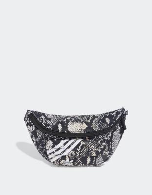 adidas Originals snake print waist bag in brown and black | ASOS