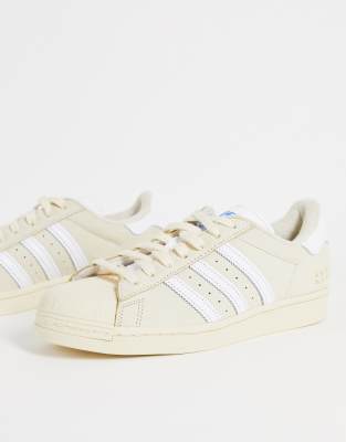 adidas Originals Superstar sneakers in cream | ASOS