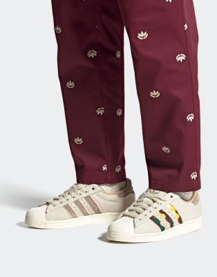 adidas Originals Superstar trainers in brown | ASOS