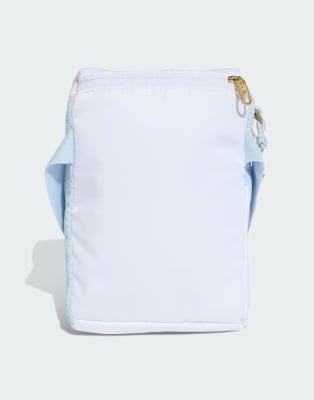 adidas Originals Teamgeist small item bag in white / crystal sky | ASOS