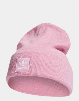 adidas Originals trefoil beanie in pink | ASOS
