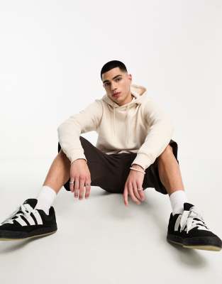 adidas Originals Trefoil Essentials hoodie in white | ASOS