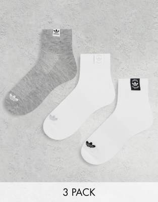 adidas Originals union 3-pack low cut socks in multi | ASOS