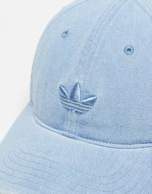 adidas Originals Unisex cap in light blue denim | ASOS