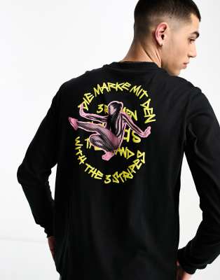 adidas Originals Unite long sleeve back print top in black | ASOS