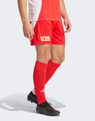 adidas performance 1. fc union berlin 24/25 home shorts in vivid red ...