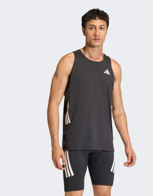 adidas performance Adi365 climacool running tank top in black | ASOS