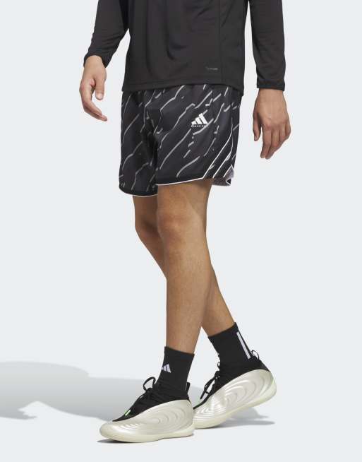 adidas performance Adidas crazy lite aop shorts in black | ASOS