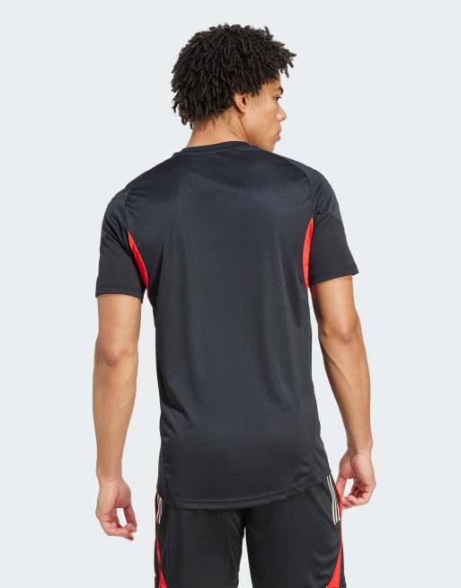 adidas Performance Benfica tiro 25 competition training jersey in black ...
