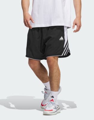 adidas performance - Crazy Lite - Pantaloncini neri / bianchi / neri | ASOS