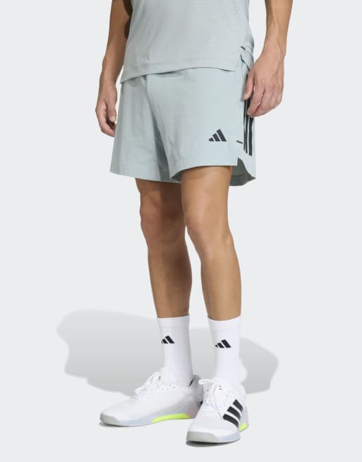 adidas performance D4t primelift 3 stripes shorts in wonder sage | ASOS