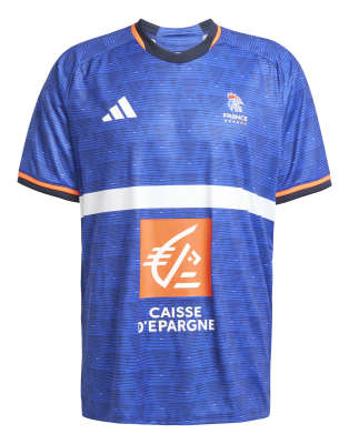 adidas performance France handball replica jersey in semi lucid blue | ASOS