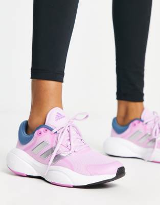 adidas Running Response trainers in pink | ASOS