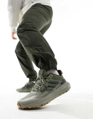 adidas Running Ultrabounce trainers in olive green | ASOS