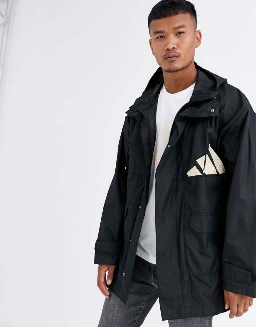 adidas 'the pack' back' jacket in black | ASOS