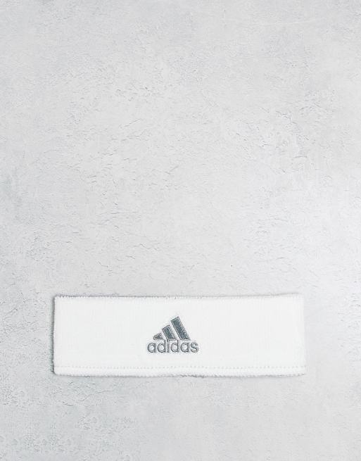 adidas Training reversible headband in gray and white | ASOS