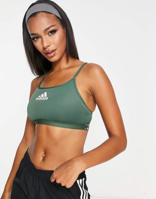 Adidas Training Soutien Gorge De Sport Vert Asos