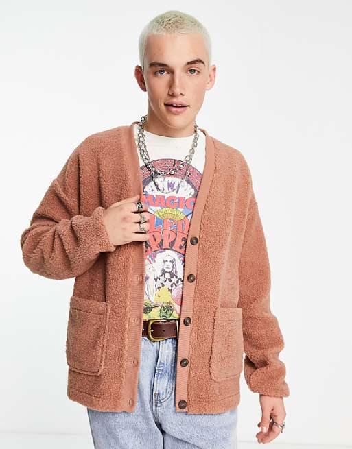 ADPT - Oversized teddy vest in beige | ASOS ADPT - Oversized teddy vest in beige | ASOS