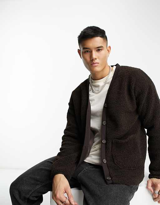 ADPT - Oversized vest van teddy in chocoladebruin | ASOS ADPT - Oversized vest van teddy in chocoladebruin | ASOS