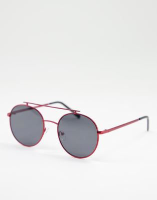 AJ Morgan ray gun round lens sunglasses | ASOS