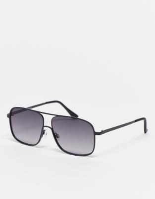 AJ Morgan – Schwarze Pilotensonnenbrille | ASOS