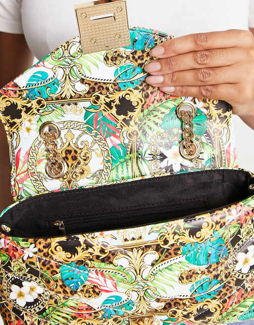 ALDO Serafina crossbody bag in leopard baroque print | ASOS