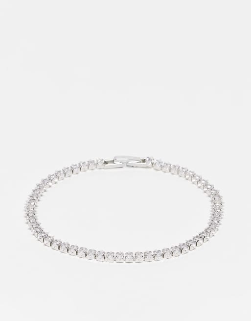 Aldo thin chain bracelet in silver | ASOS