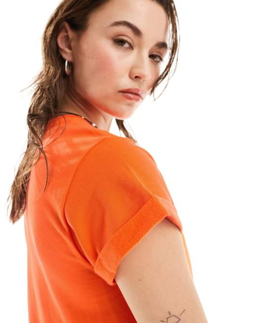 AllSaints Anna maxi dress in orange | ASOS